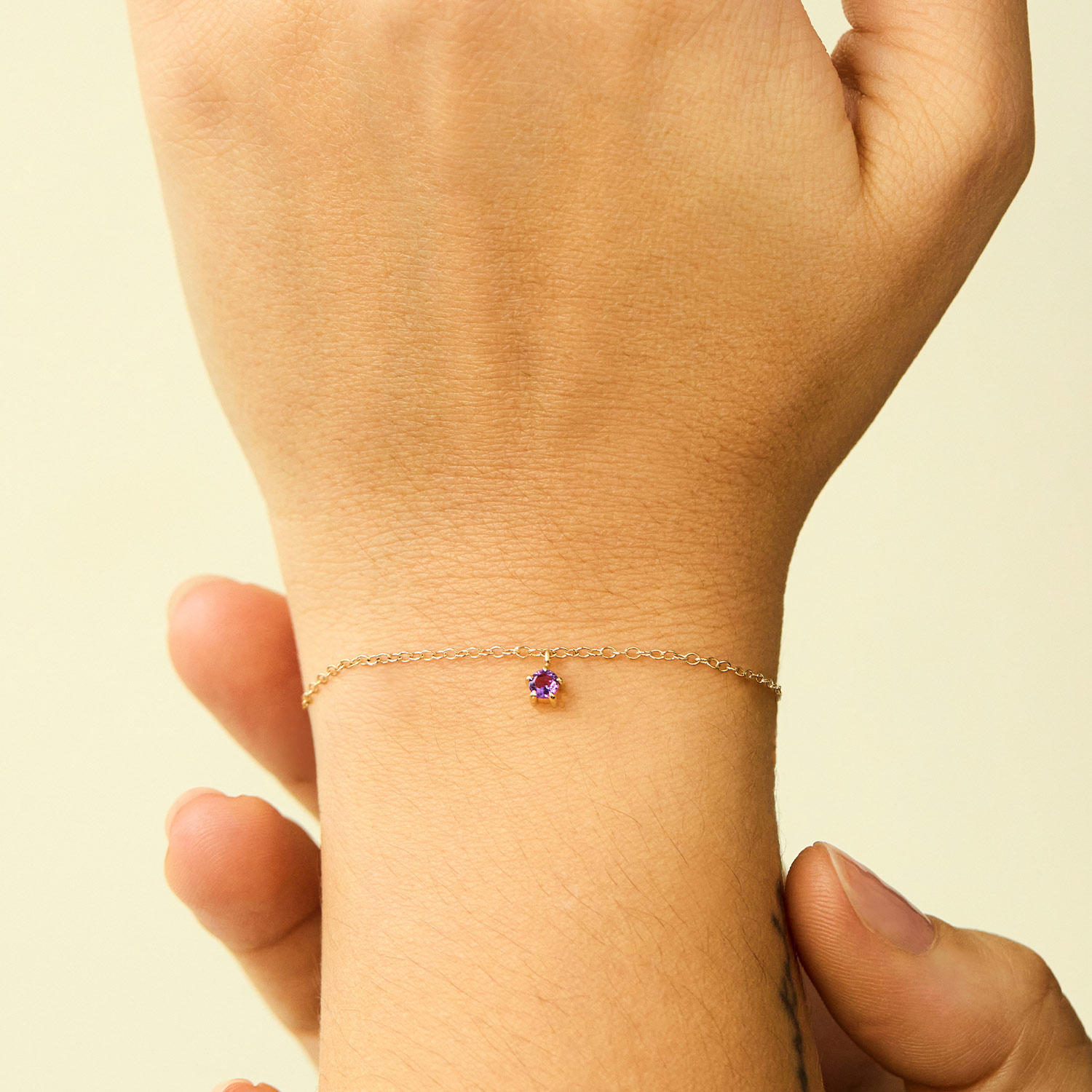 Little Star Birthstone Charm Bracelet | Catbird NYC