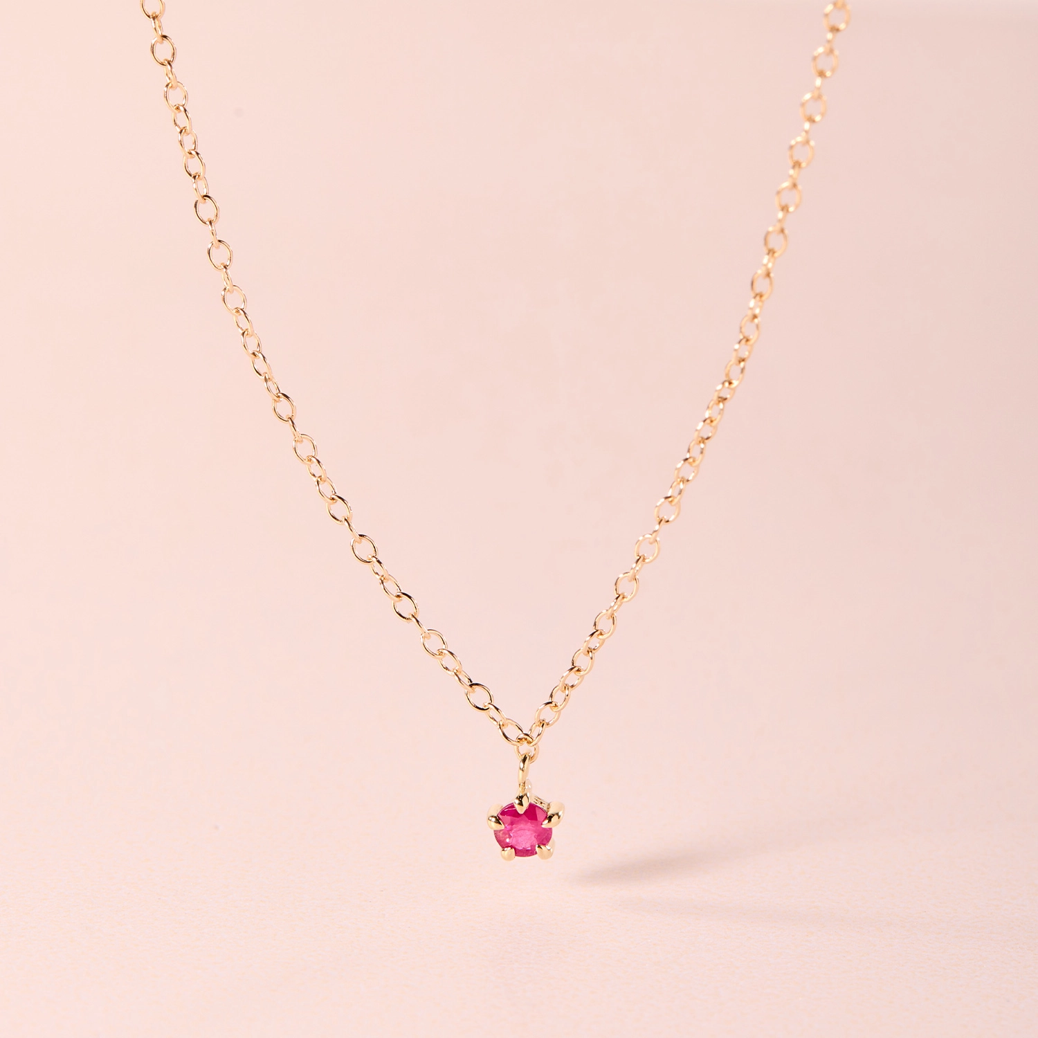 Little Star Birthstone Charm Necklace | Catbird NYC