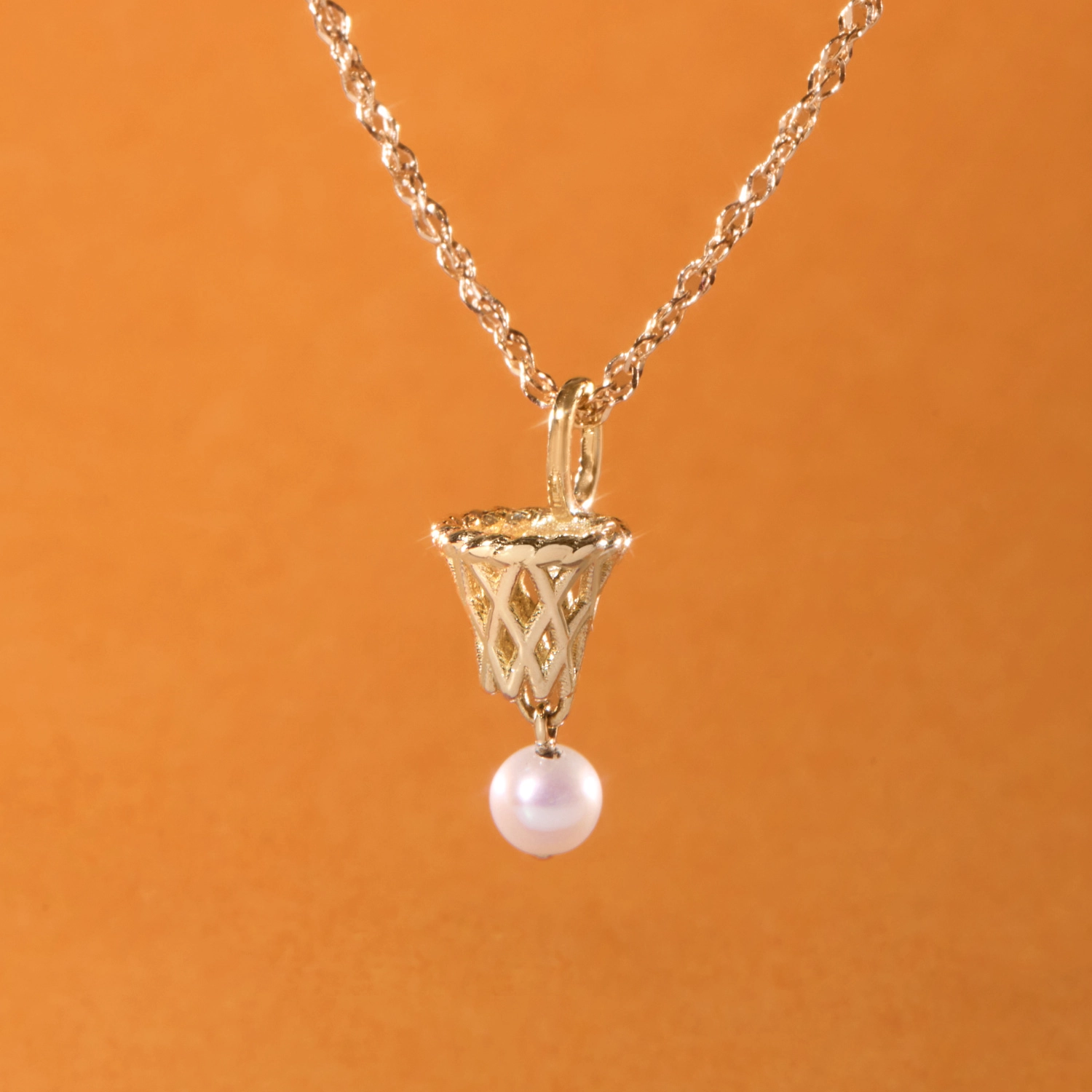 Perfect Shot Basketball Charm | Catbird NYC