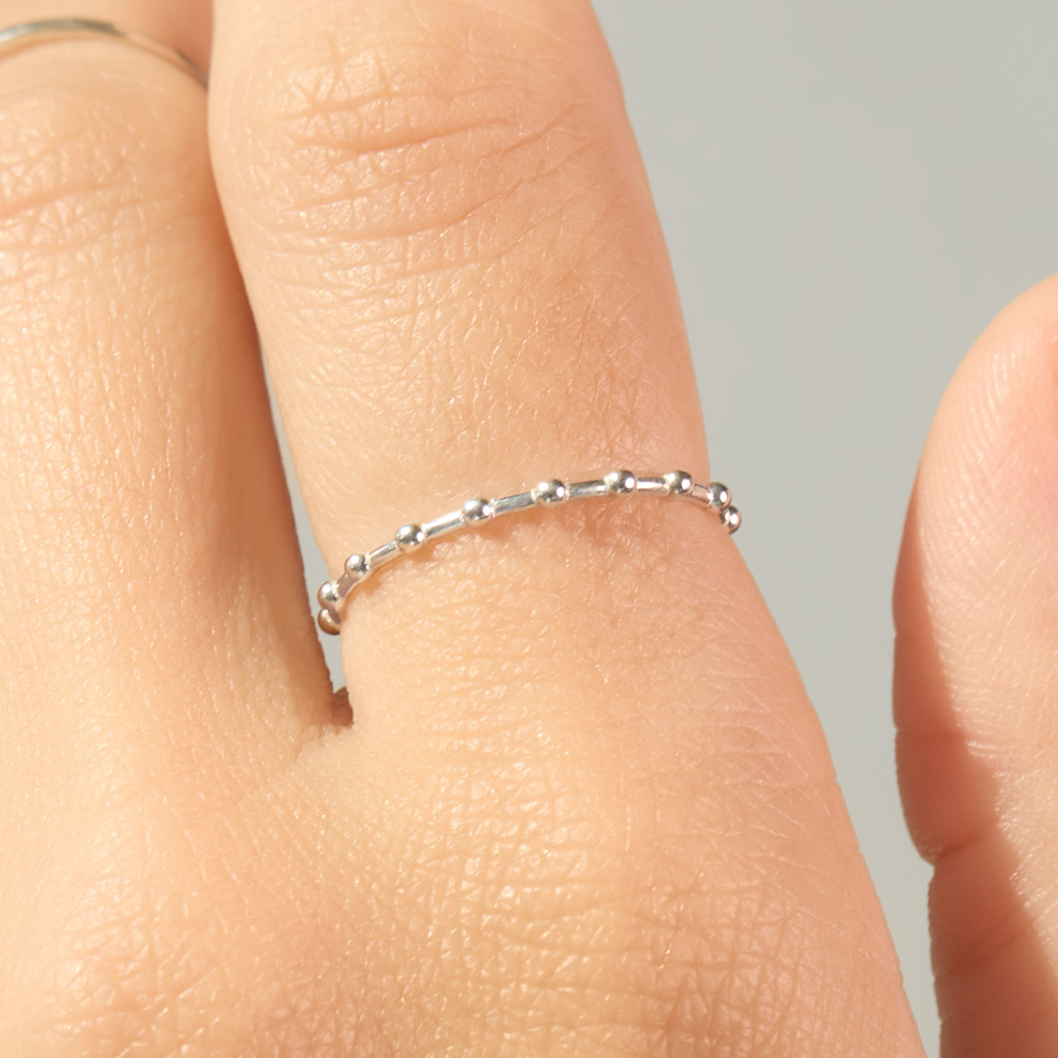 Poppy Seed Silver Ring | Catbird NYC