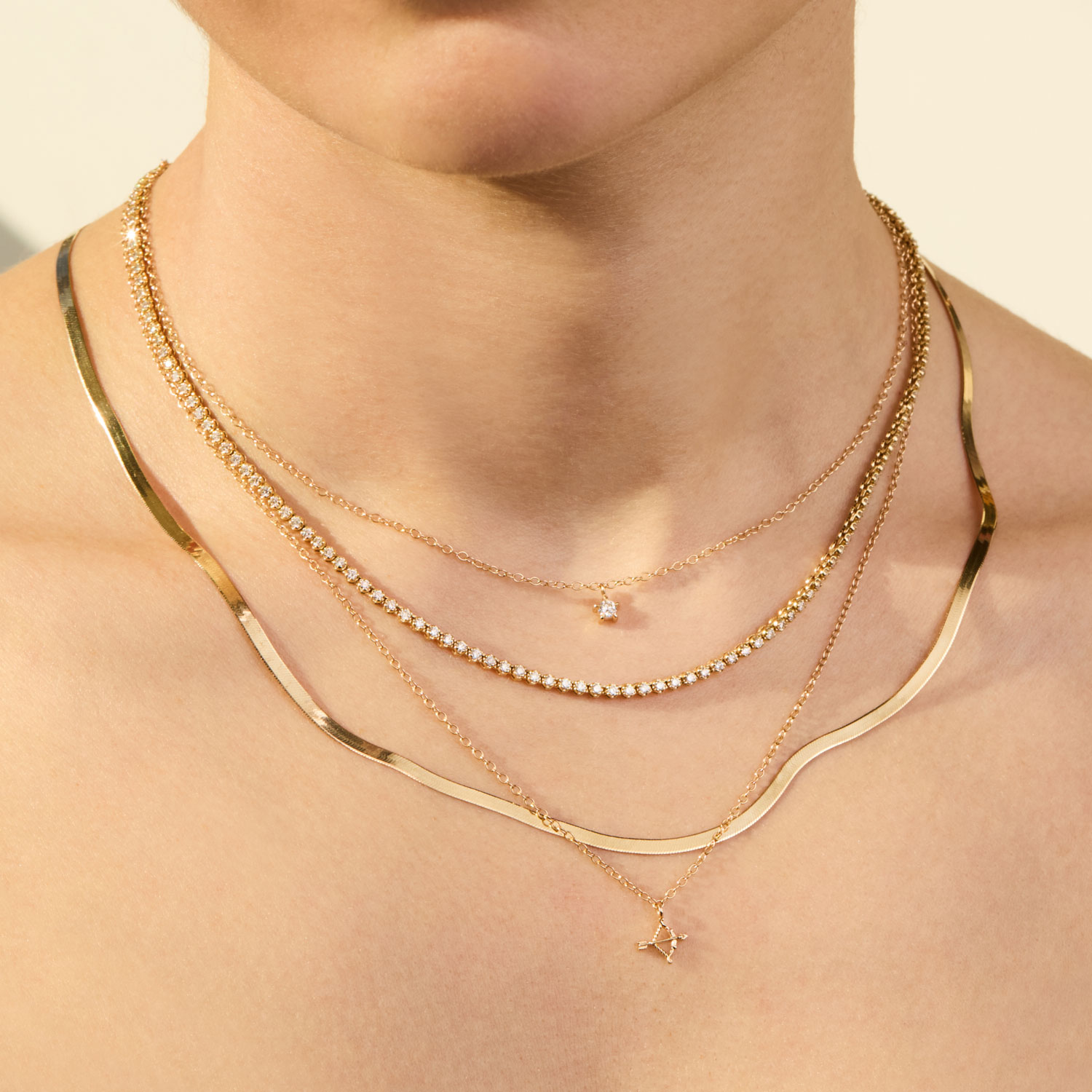Little Star Birthstone Charm Necklace | Catbird NYC