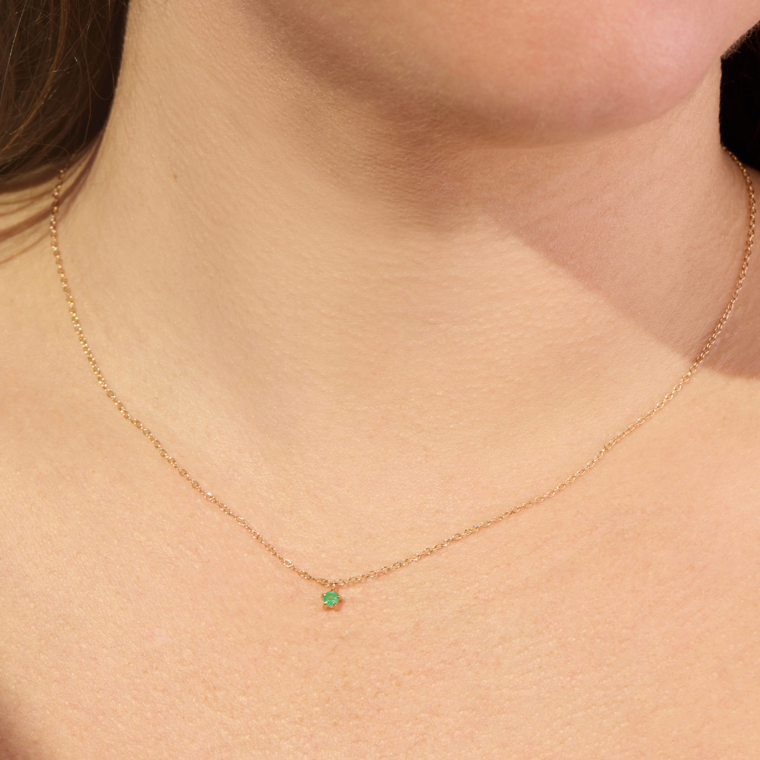 Little Star Birthstone Charm Necklace | Catbird NYC