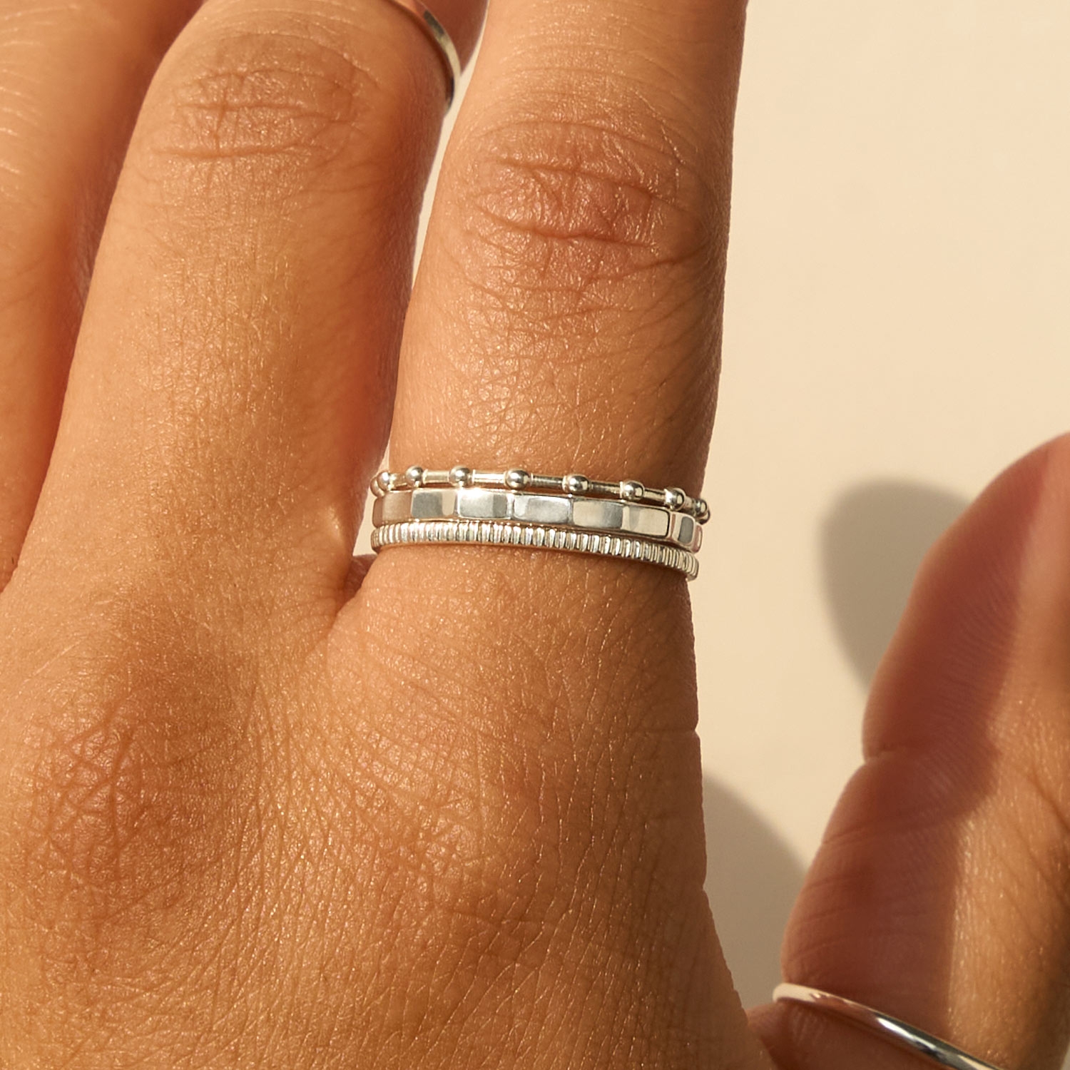 Poppy Seed Silver Ring | Catbird NYC