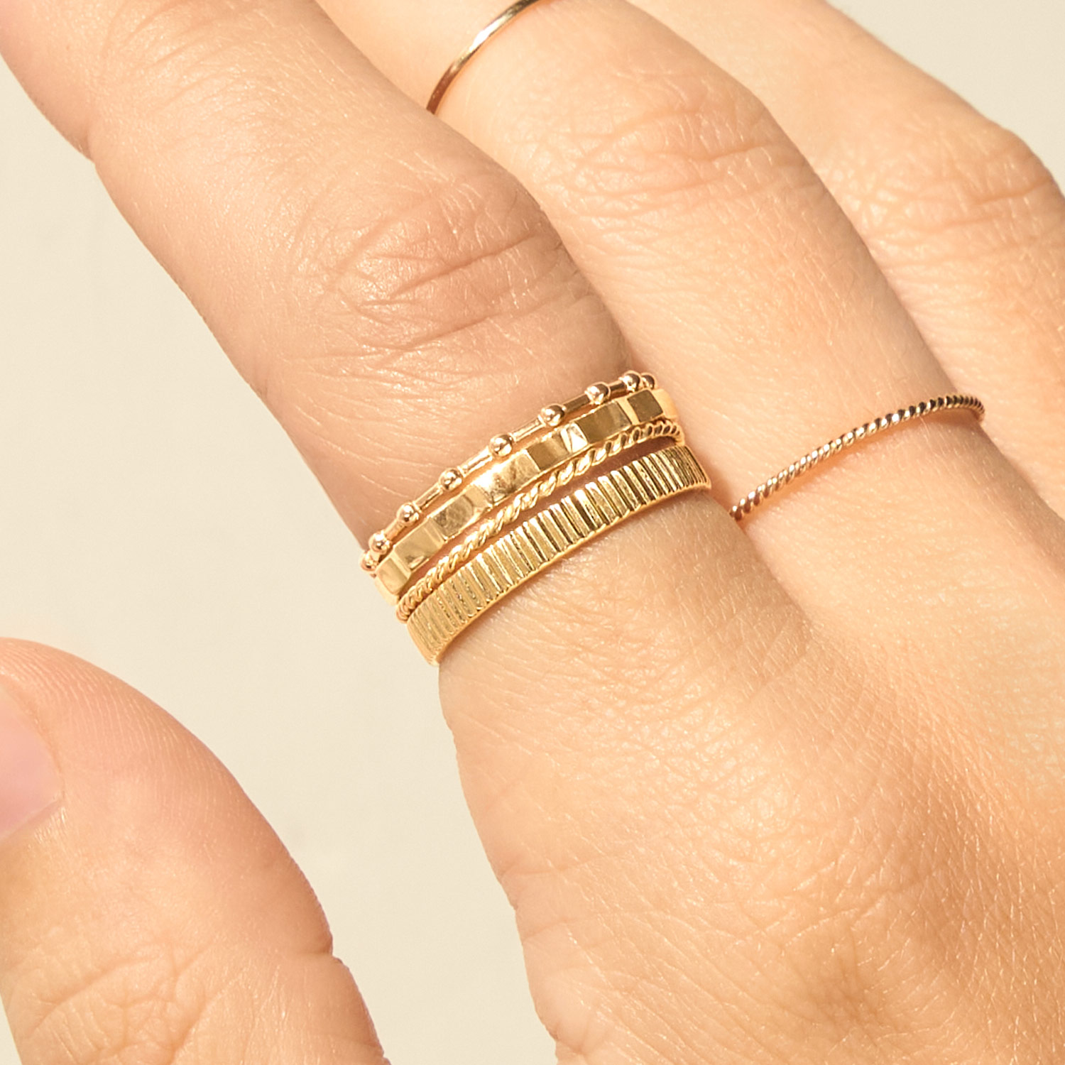 Poppy Seed Gold Ring | Catbird NYC