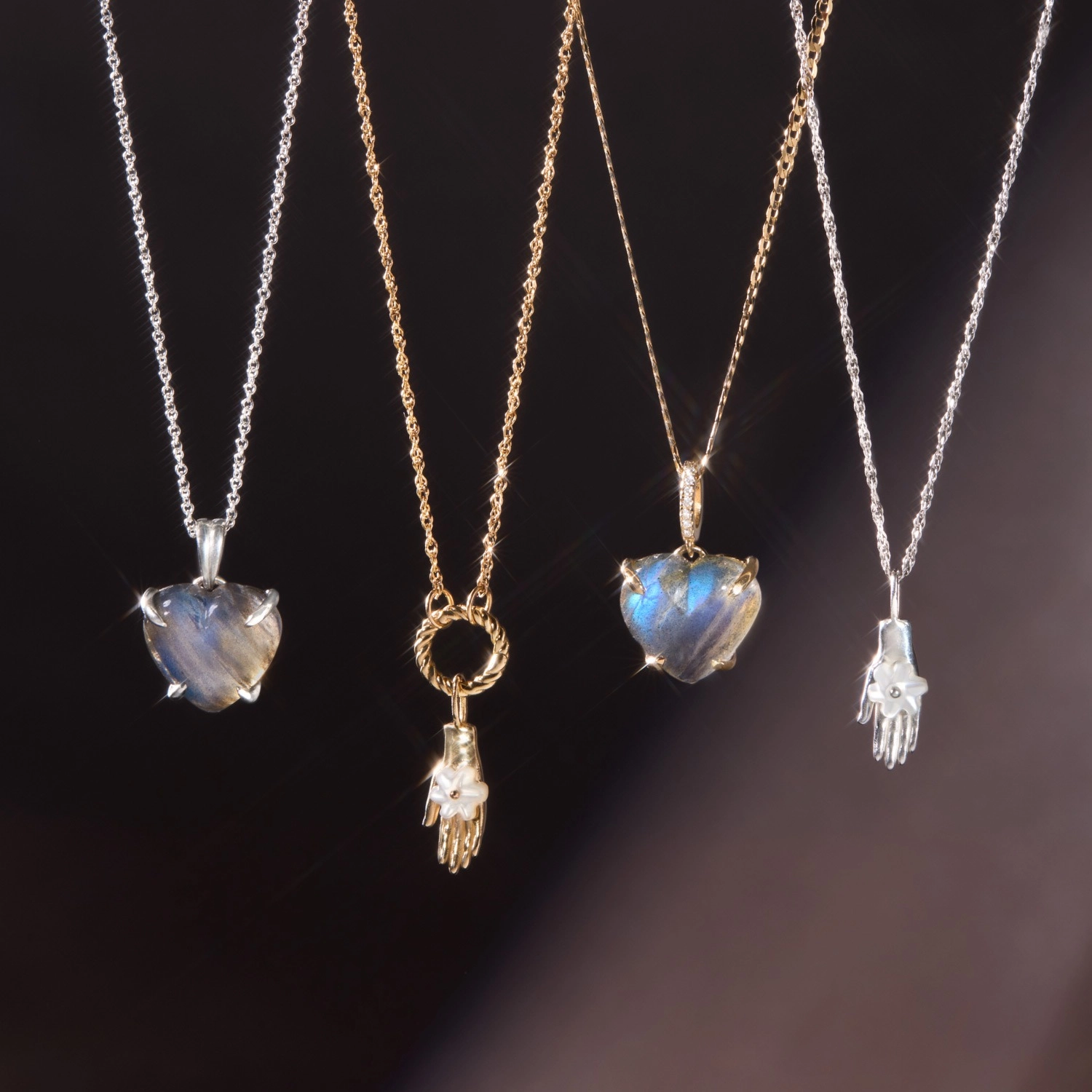 Night Blooming Jasmine 10k Gold Charm | Catbird x Heidi Bivens
