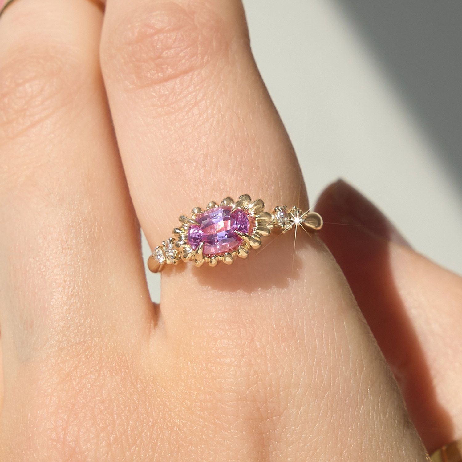 Pink Sapphire Rohwa Ring | Catbird NYC