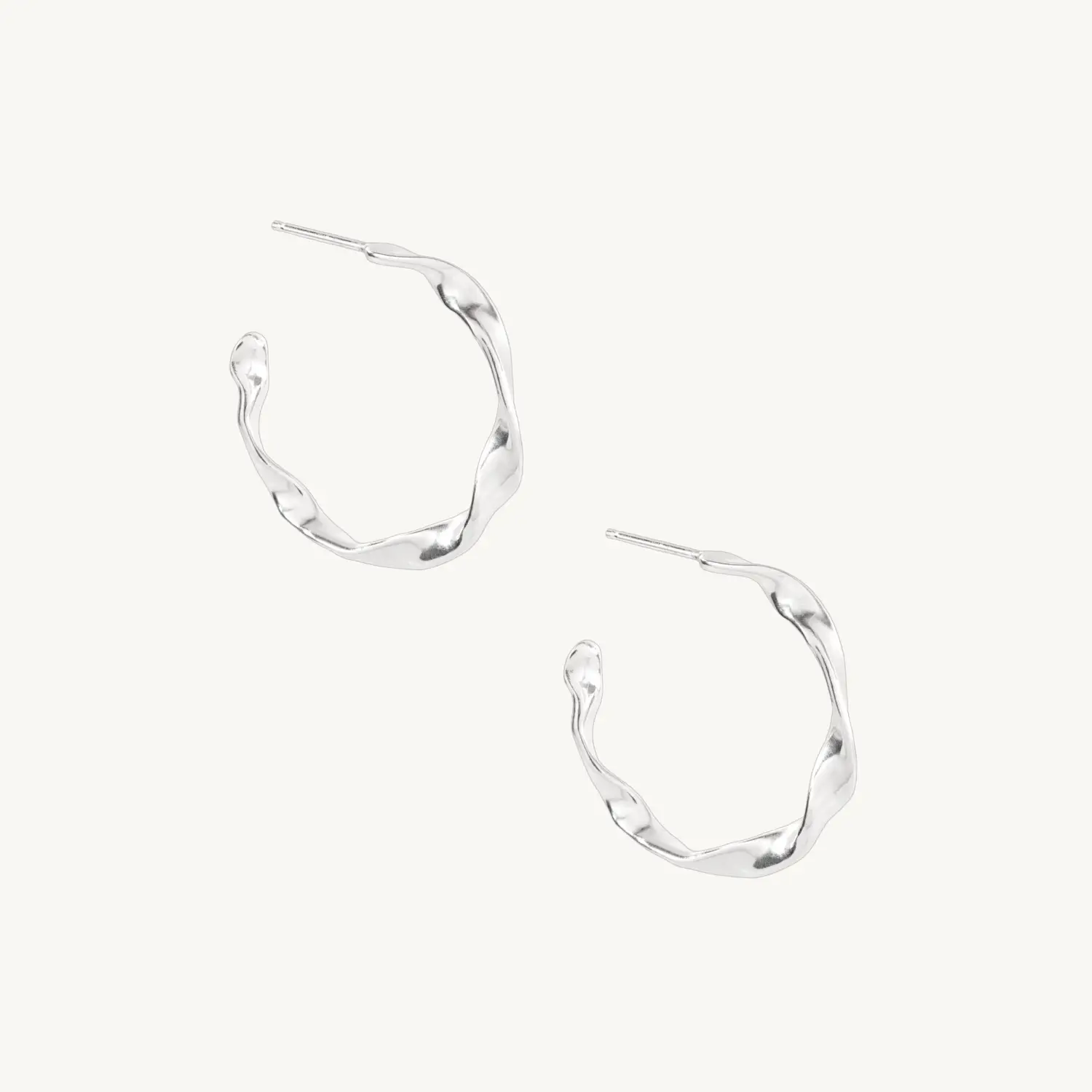 Silver Baby Juliette Hoops (pair) | Catbird NYC