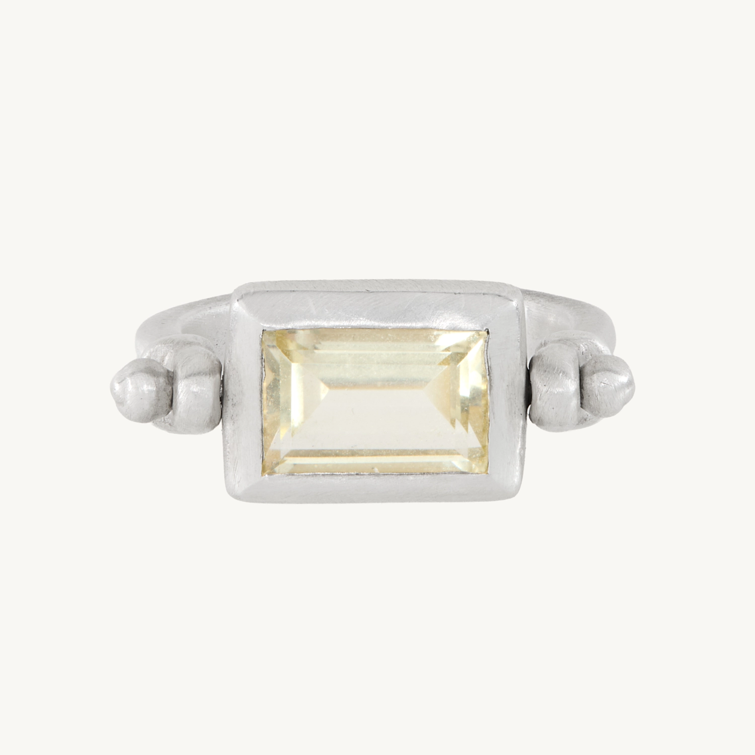 Lime Beryl Sling Ring | Catbird NYC