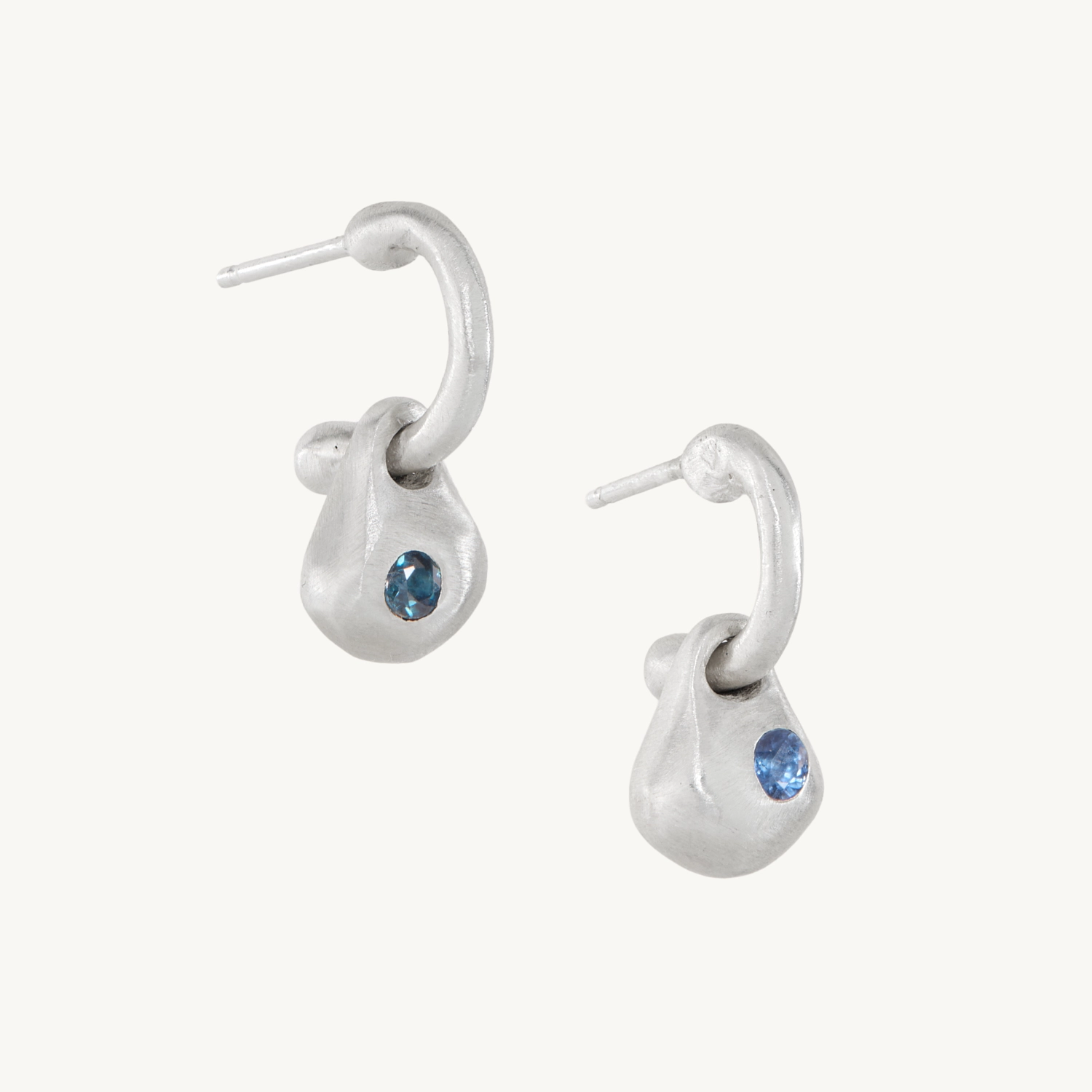 Mixed Sapphire Bosc Drop Earrings (pair) | Catbird NYC