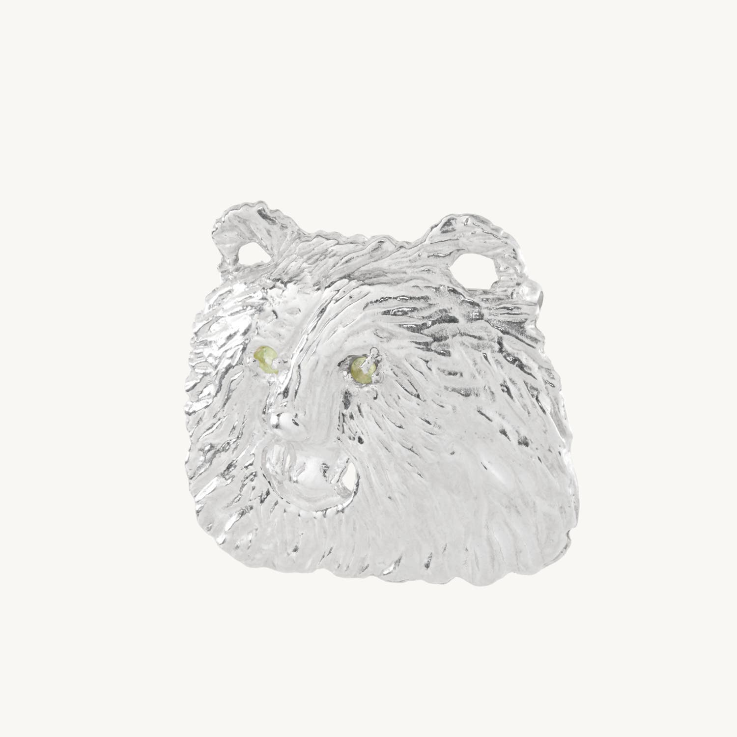 Green Eyed Bear Convertible Brooch & Charm | Catbird NYC